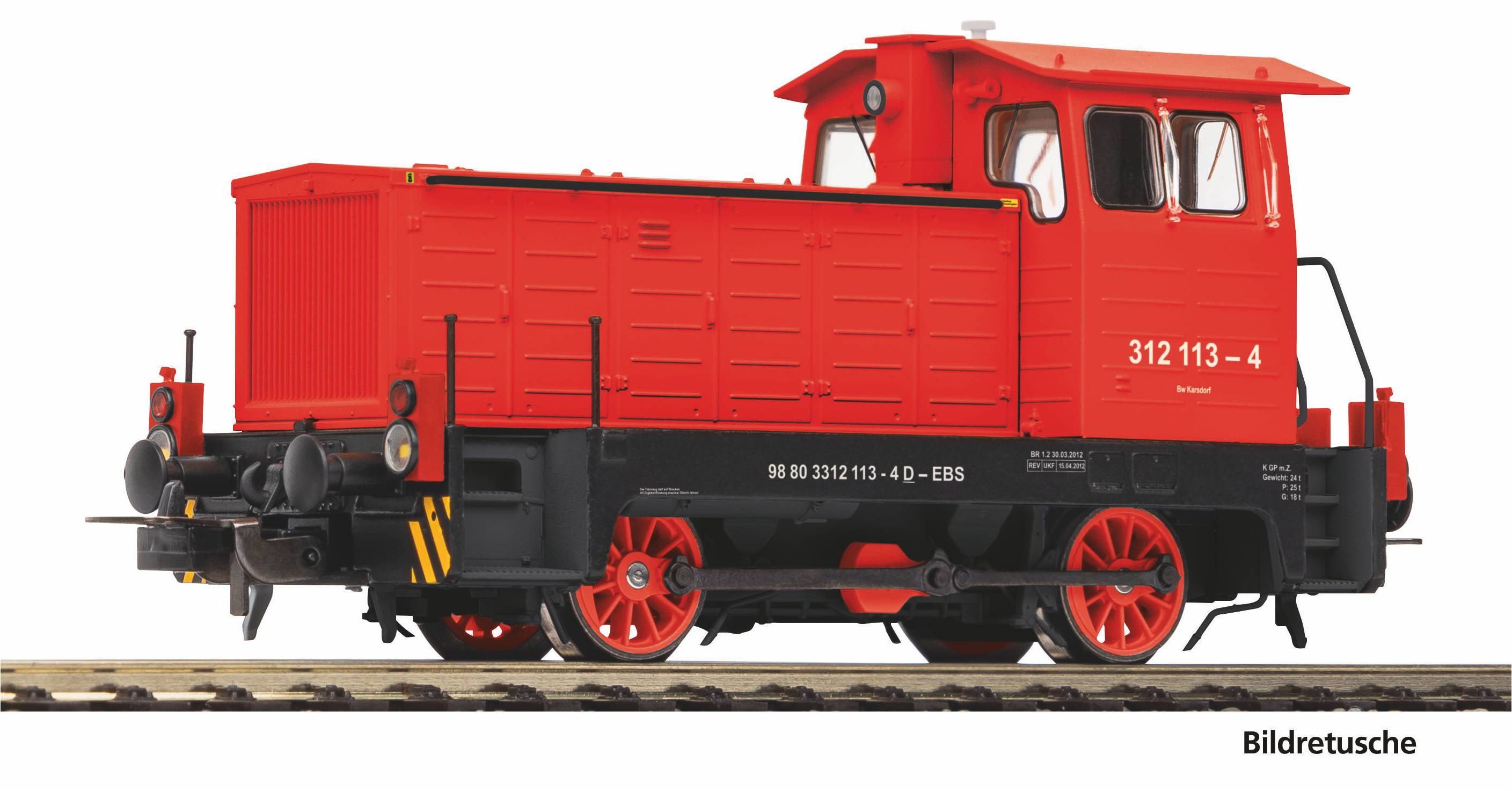 GER: Diesellok BR 312 EBS Ep. VI Buy modeltrains | PIKO Webshop