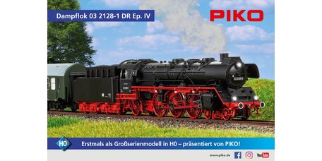 Dampflok BR 03 DR IV Modelleisenbahn kaufen | PIKO Webshop