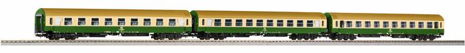 3er Set Personenwagen 2 x 2. Klasse + 1 x 1. Klasse DR IV ...
