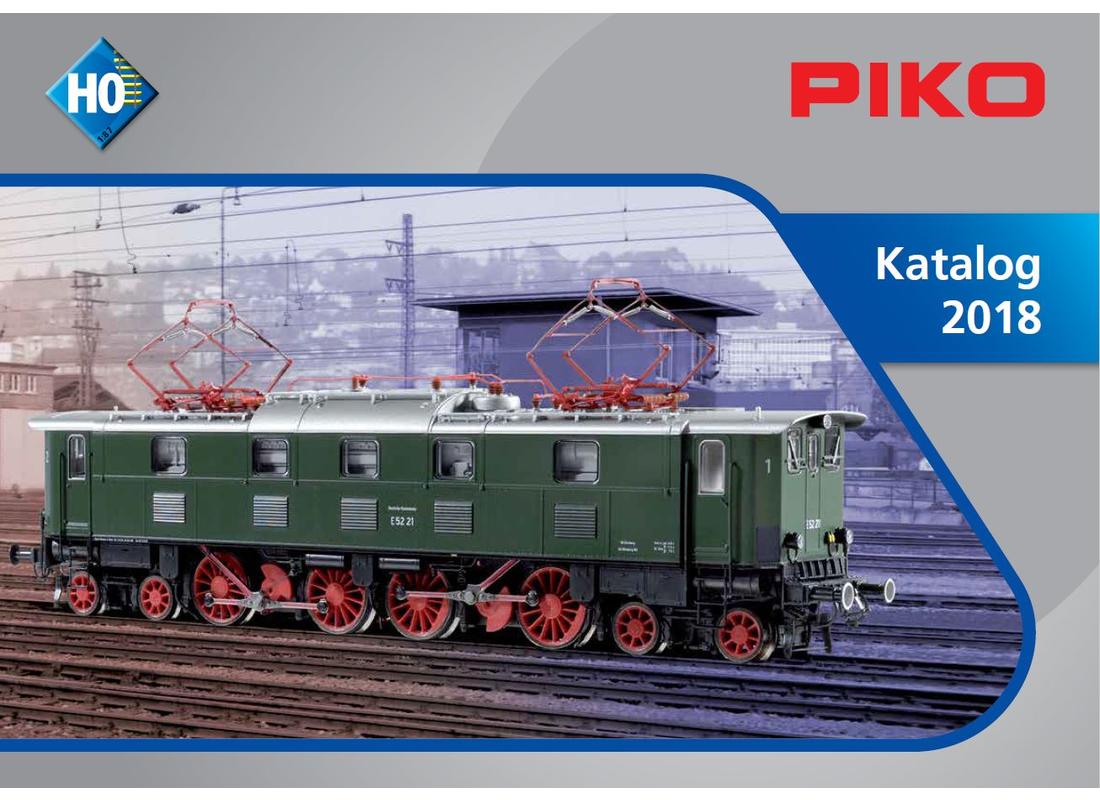 PIKO Spielwaren GmbH - Modellbahn aus Sonneberg - Katalog po polsku 2018