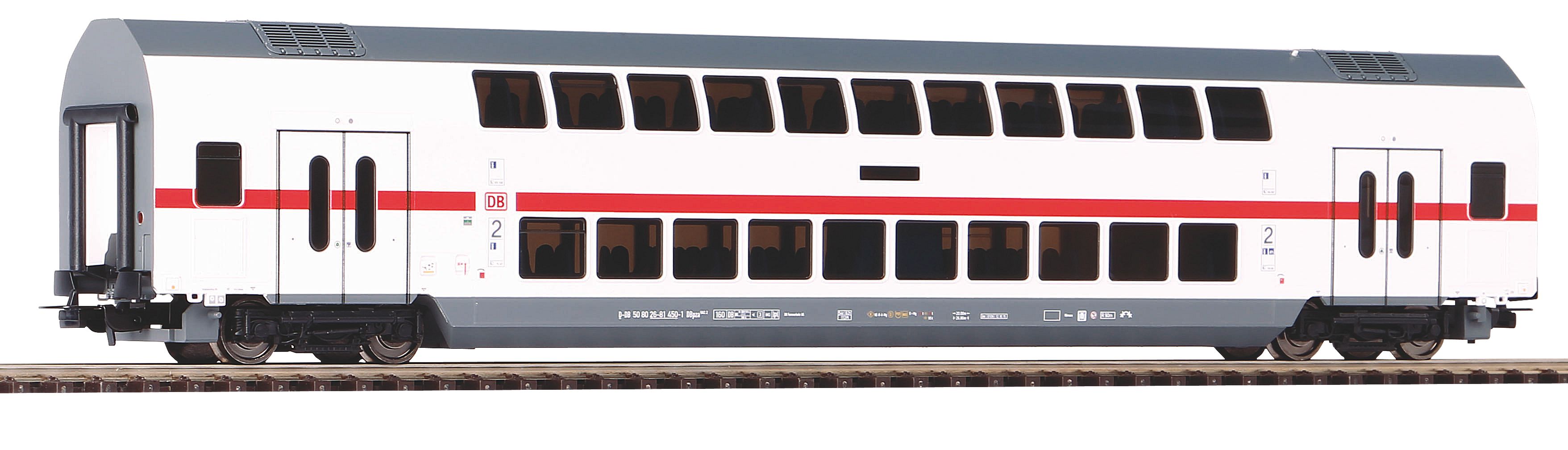 IC 2 Doppelstockwagen 2. Klasse DB AG VI Modelleisenbahn kaufen | PIKO ...