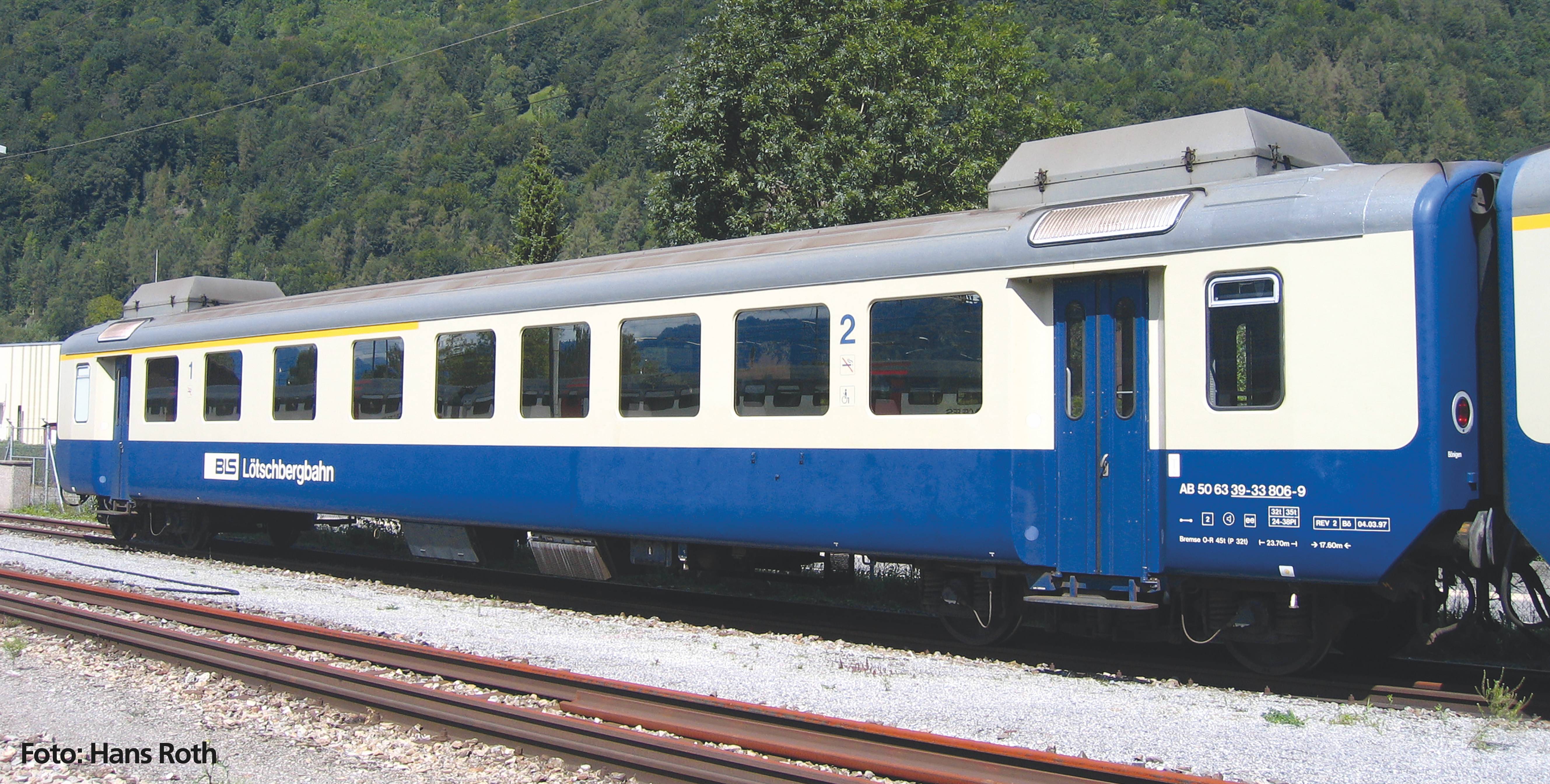 GER: Personenwagen EW I-Wagen 1./2. Klasse "Freshor Klimaanlage" BLS V ...