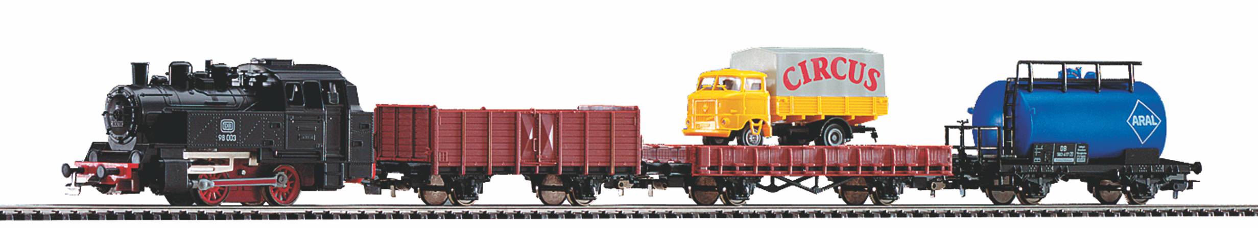Starter Set Freight Train DB, PIKO A-track w. Railbed Buy modeltrains ...