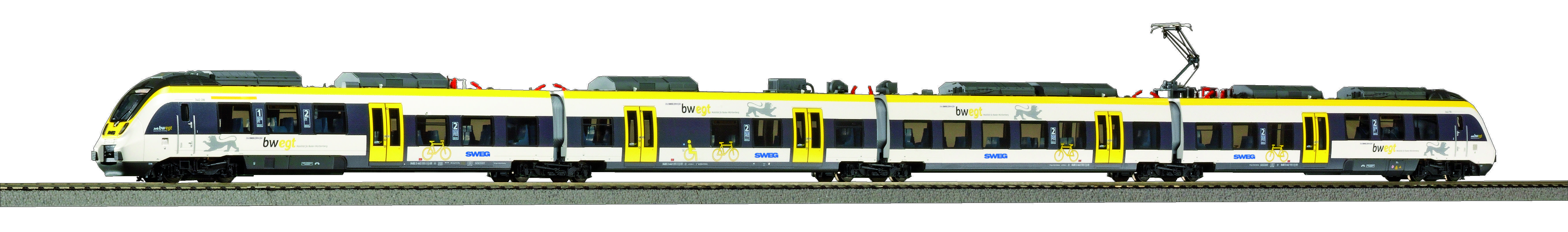 Sound-Elektrotriebwagen BR 442 "Talent 2" Bwegt SWEG VI 4-tlg., inkl ...